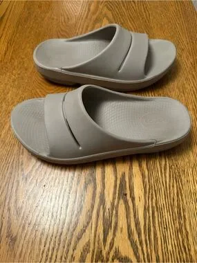 OOFOS | Shoes | Oofos Slide Sandals In Nomad | Poshmark